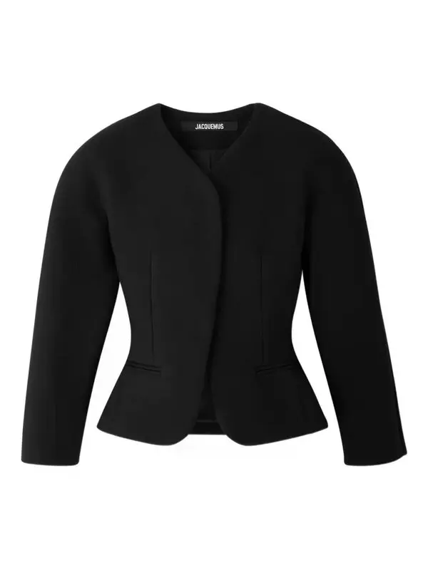 Jacquemus Ovalo Pocket Jacket - Black
