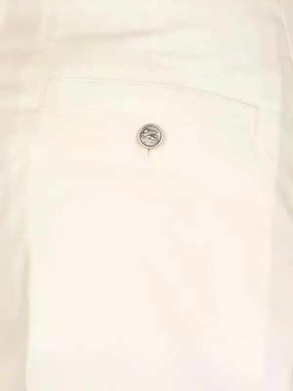 Etro Button-fastening High-waist Shorts - Neutrals