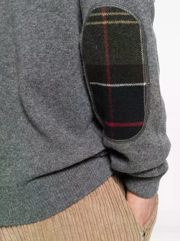 Barbour Crew-neck Wool Sweater - Grey