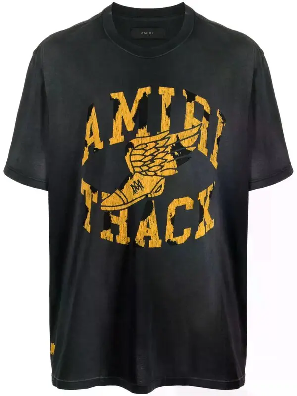 Amiri Track Short-sleeve T-shirt