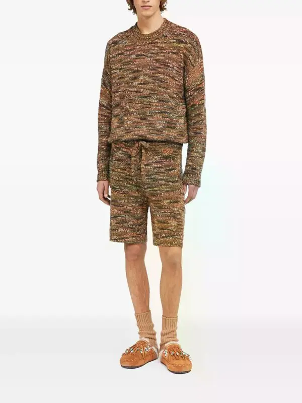 Alanui Grunge Beat Knitted Shorts