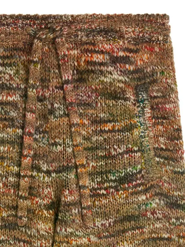 Alanui Grunge Beat Knitted Shorts