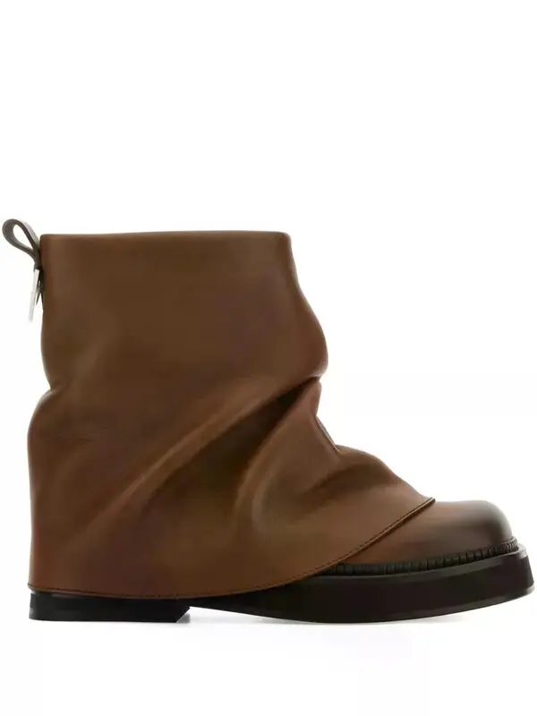 Attico Mini Robin Ankle Boots - Brown