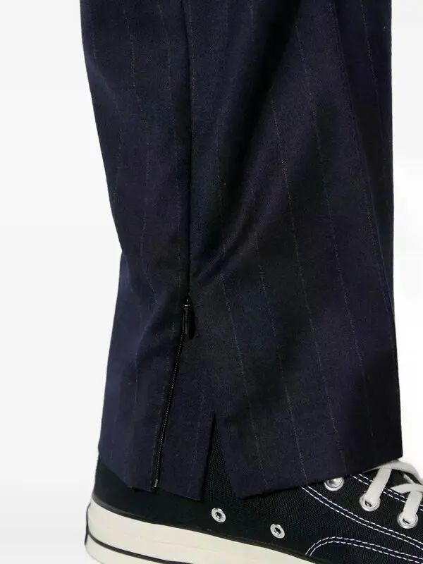 424 Pinstripe Pleated-front Trousers