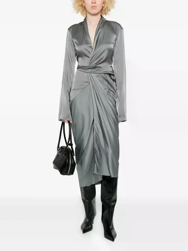 Rick Owens Draped Wrap Dress