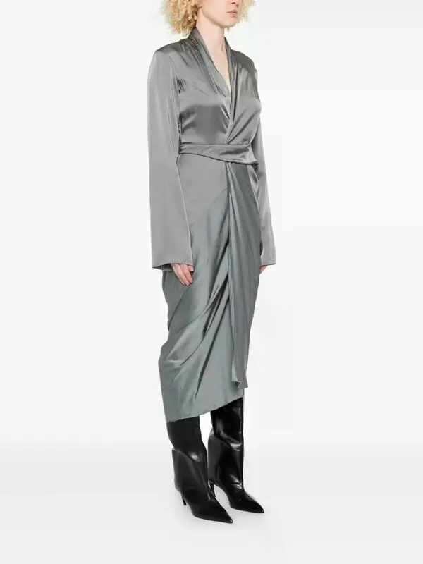 Rick Owens Draped Wrap Dress