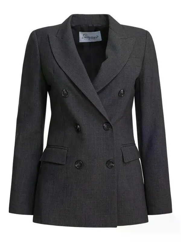 SEMPER Double-breasted Blazer With Pockets