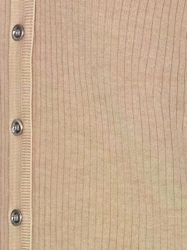 Pinko Ribbed V-neck Cardigan