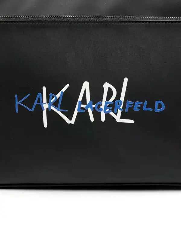 Karl Lagerfeld Logo Laptop Bag