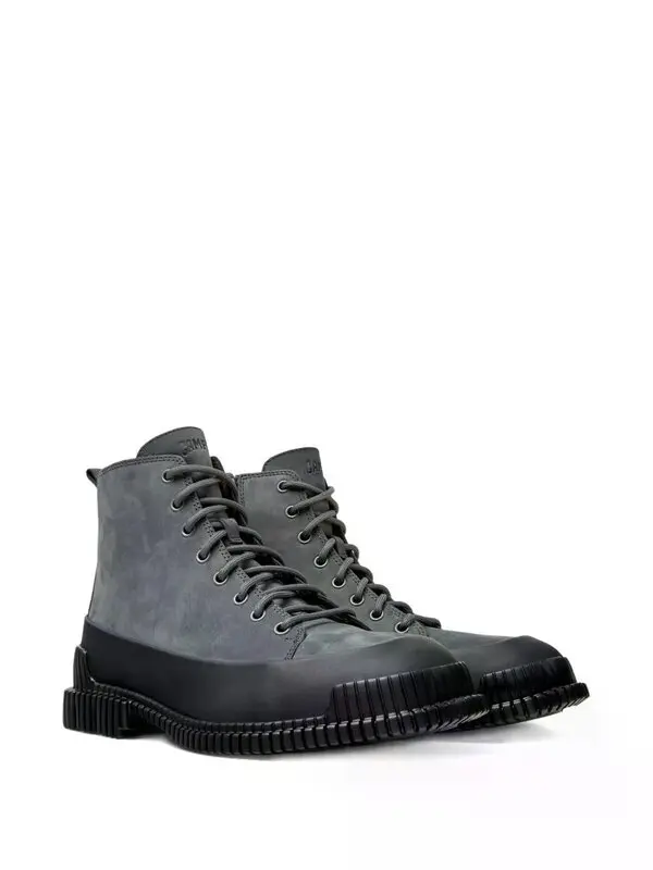 Camper Pix Lace-up Boots - Grey