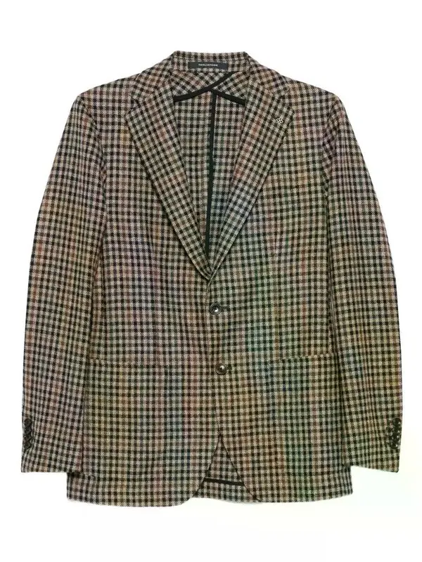 Tagliatore Gingham-check Blazer