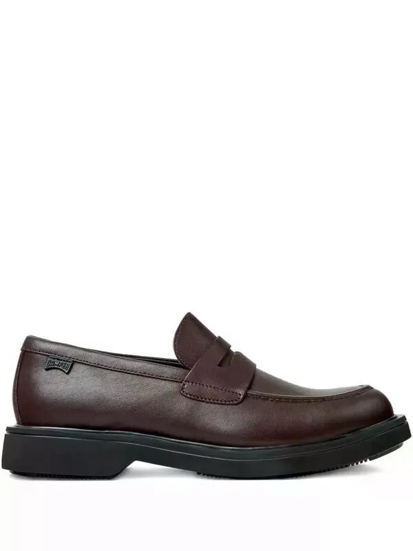Camper Norman Leather Loafers - Brown