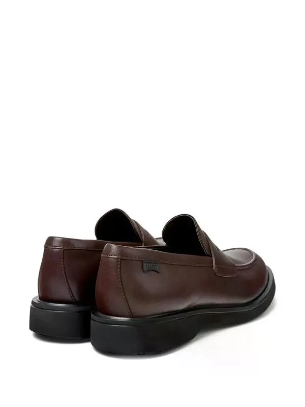 Camper Norman Leather Loafers - Brown