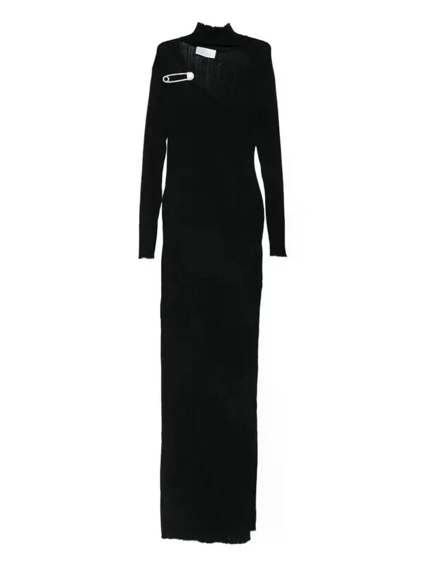Giuseppe Di Morabito Safety-pin Ribbed Dress