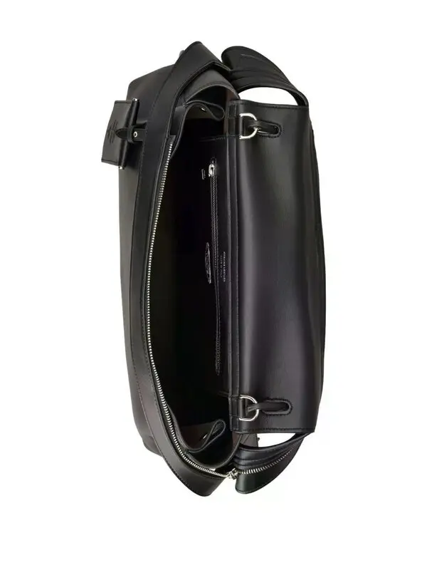 TOD'S Leather Shoulder Bag With Flap Detail