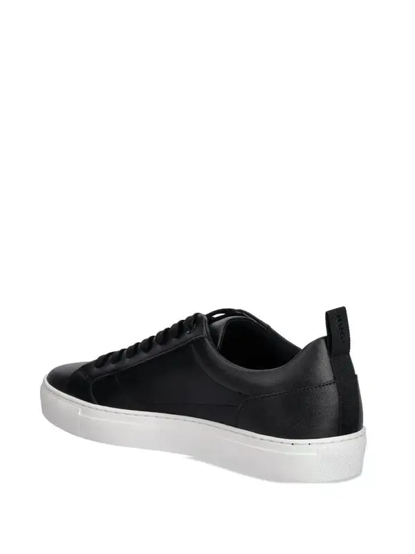 Hugo Morrie Leather Sneakers - Black