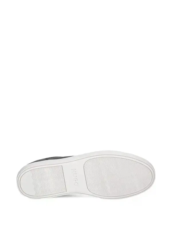 Hugo Morrie Leather Sneakers - Black