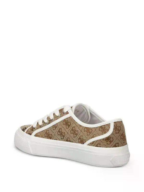 Guess Logo-print Sneakers - Neutrals