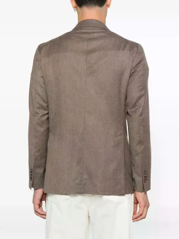 Tagliatore Two-button Patch-pocket Jacket - Brown