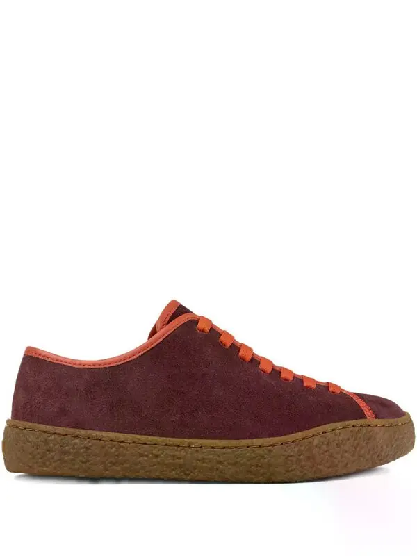 Camper Peu Terreno Suede Lace-up Sneakers - Red