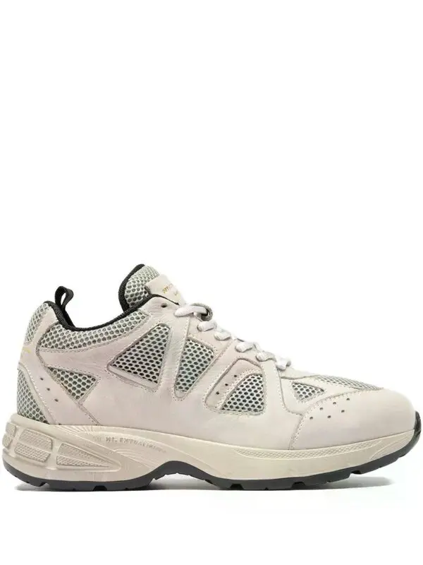 Officine Creative Leather Mesh Sneakers