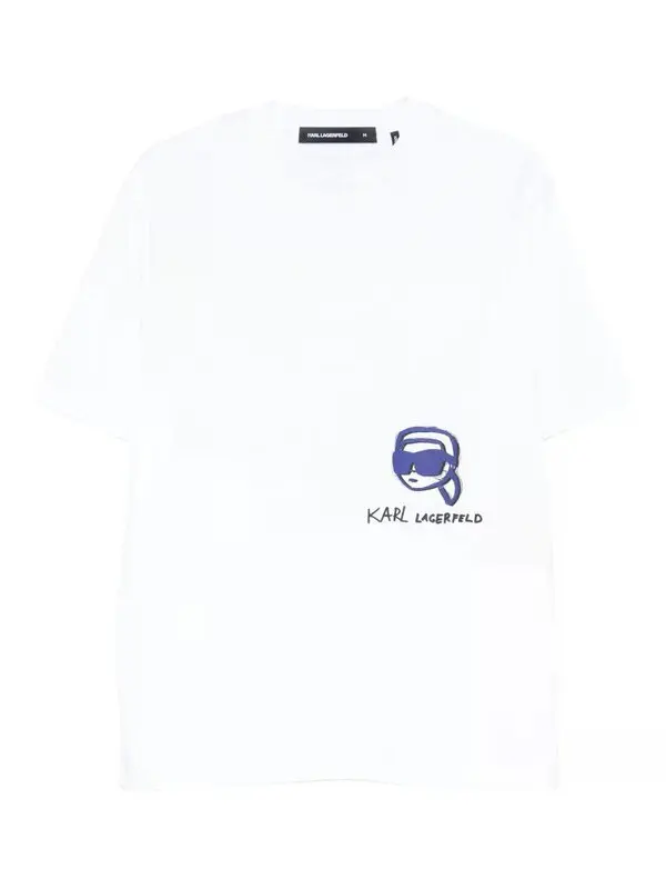 Karl Lagerfeld Logo-print T-shirt - White