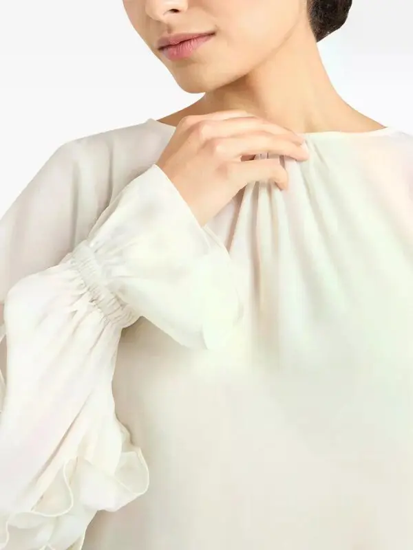 Cinq À Sept Tiered Ruffle Blouse - White