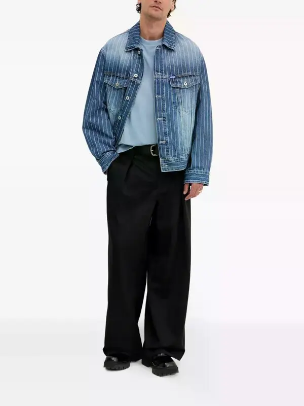 Hugo Pinstripe Denim Jacket