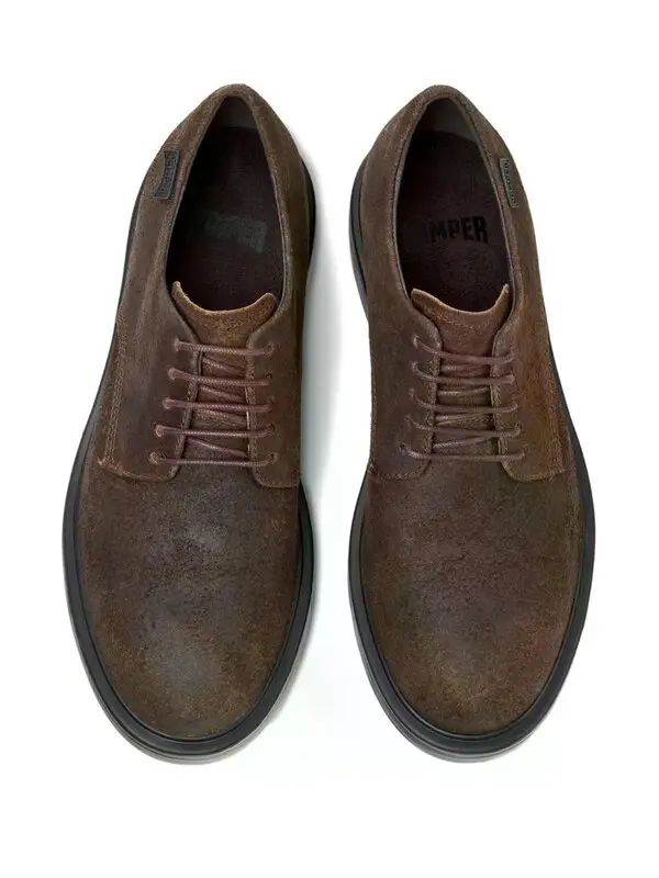 Camper Dean Lace-up Leather Shoes - Brown