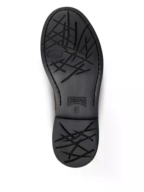 Camper Dean Lace-up Leather Shoes - Brown