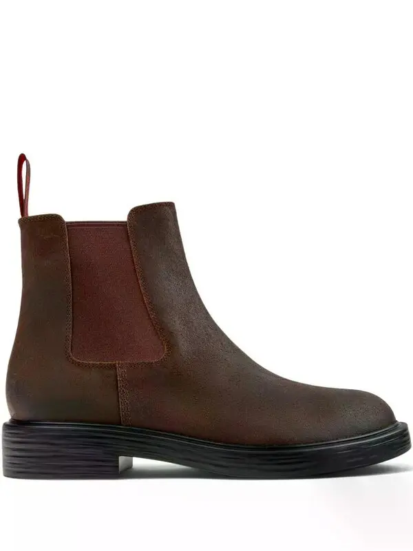 Camper Dean Elastic-panel Chelsea Boots - Brown