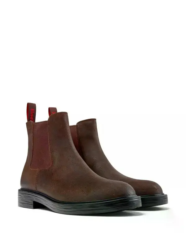 Camper Dean Elastic-panel Chelsea Boots - Brown