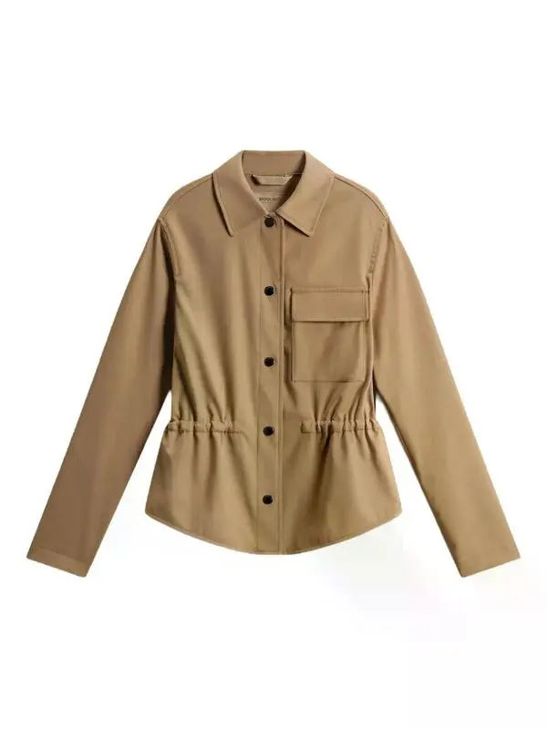 Woolrich Drawstring Pocket Overshirt - Neutrals