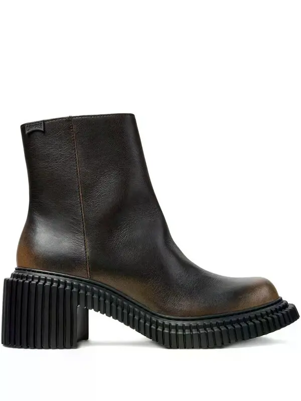 Camper 70mm Pix London Zip-up Boots - Black