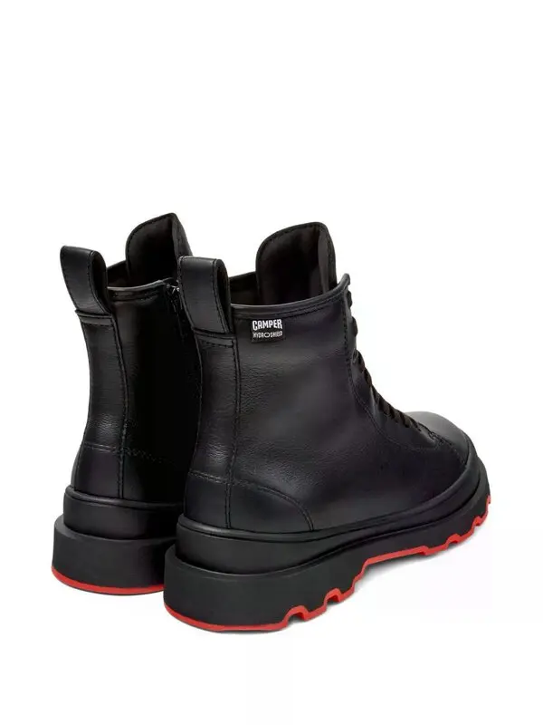 Camper Lace-up Leather Combat Boots