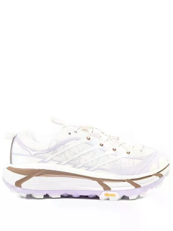 HOKA® Mafate Three2 Logo-print Sneakers - White