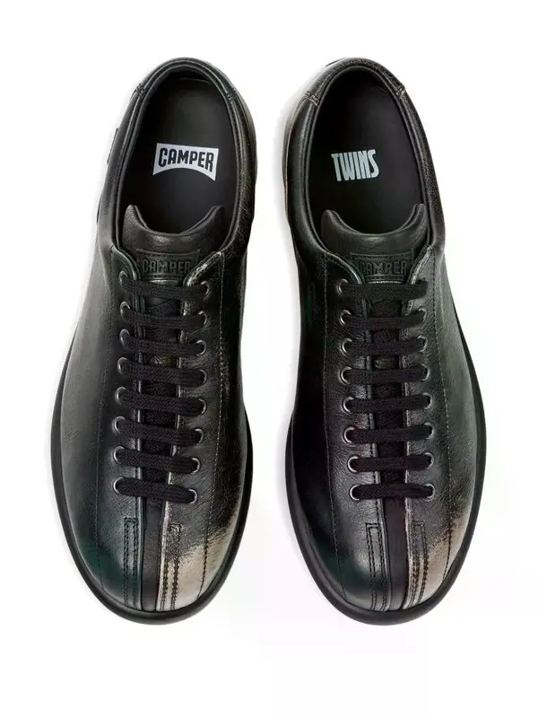 Camper Pelotas Twins Leather Sneakers - Black