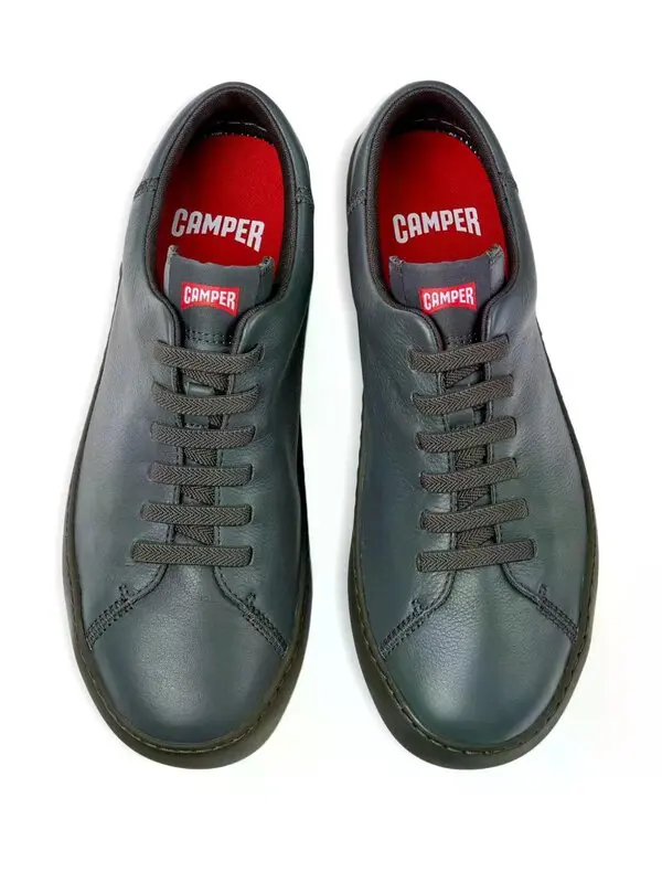 Camper Leather Lace-up Sneakers - Grey