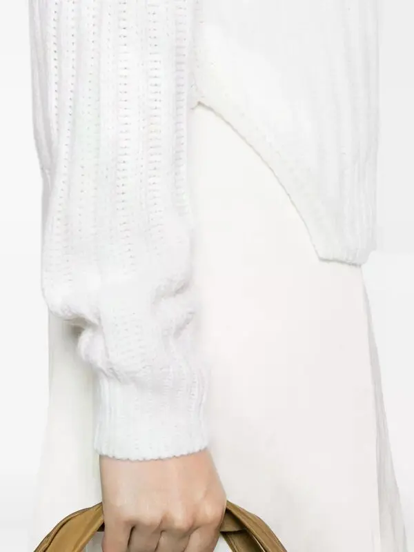 ALLUDE Ribbed Turtleneck Sweater