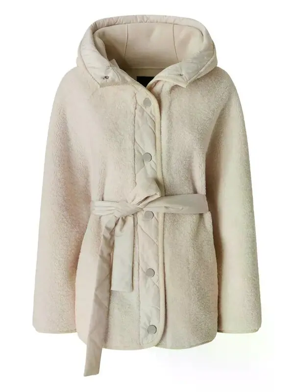 Pinko Hooded Belted Jacket