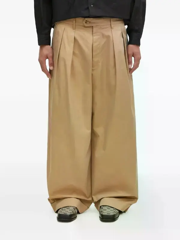 Engineered Garments Pleated Wide-leg Trousers