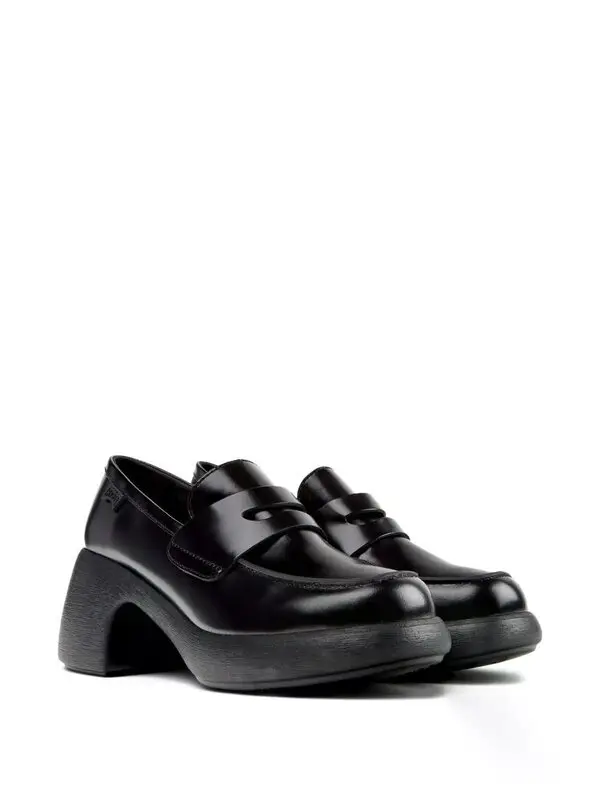 Camper 67mm Thelma Platform Loafers - Black