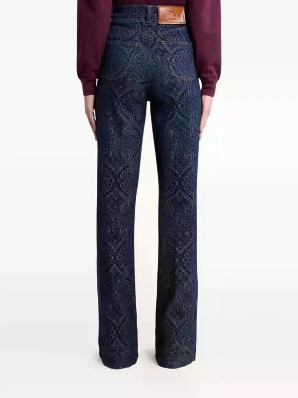 Etro Paisley-jacquard Jeans