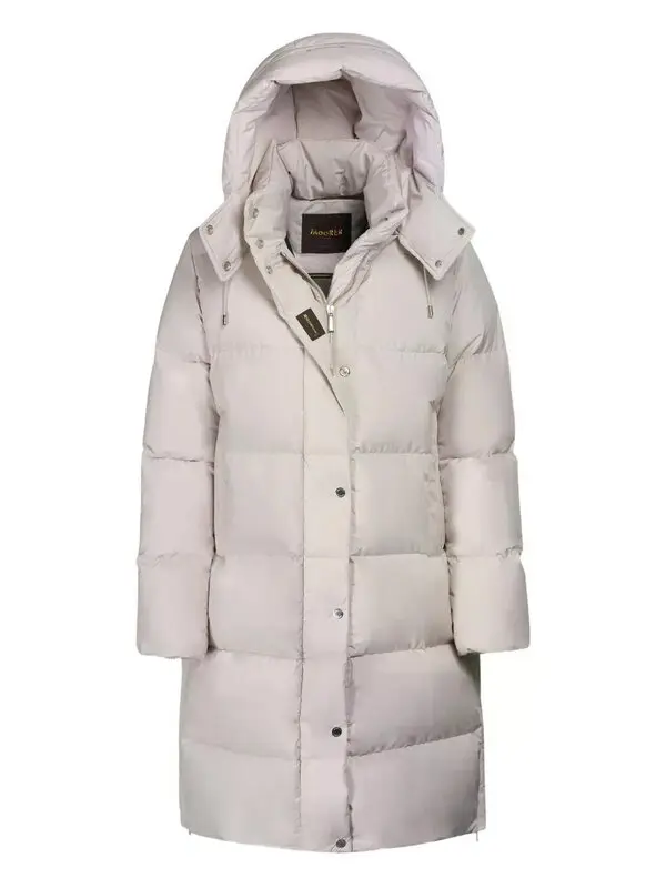 MOORER Quilted Hooded Coat