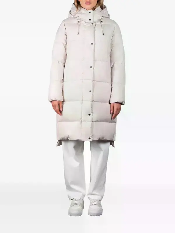 MOORER Quilted Hooded Coat