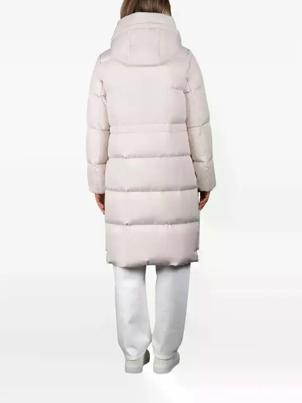 MOORER Quilted Hooded Coat