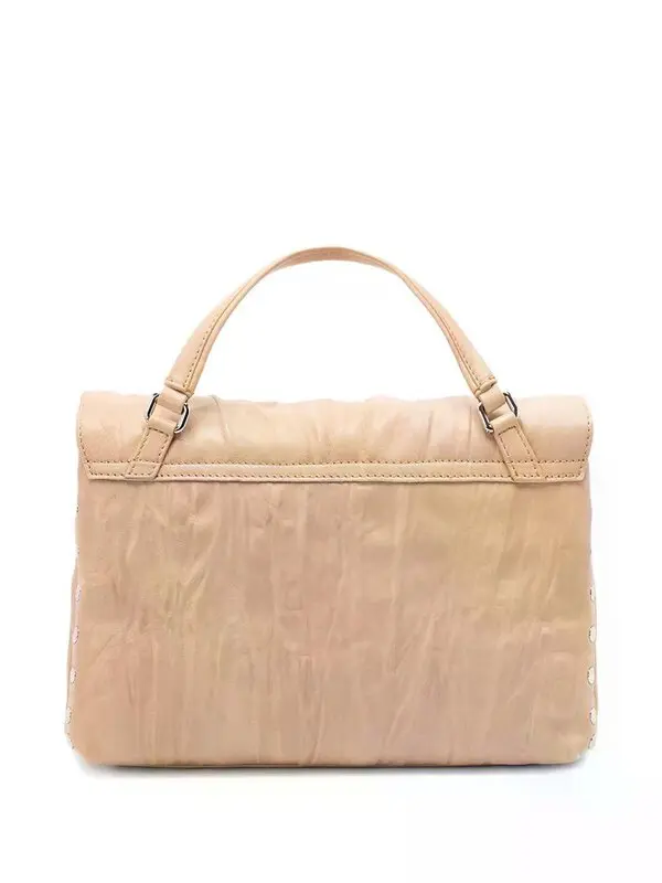 ZANELLATO Pleated Leather Shoulder Bag - Neutrals