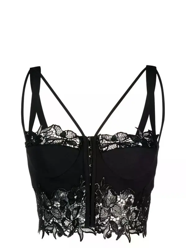 Versace Floral Lace Corset