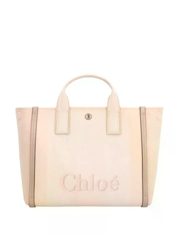 Chloé Small Logo-detail Tote Bag - Neutrals