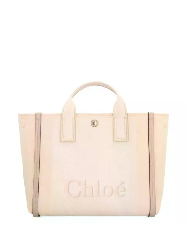 Chloé Small Logo-detail Tote Bag - Neutrals